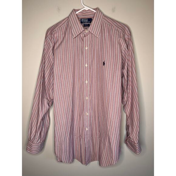 Polo Ralph Lauren | Shirts | 99s Polo Ralph Lauren Red Blue Patriotic Stripe Old Money Twee ...